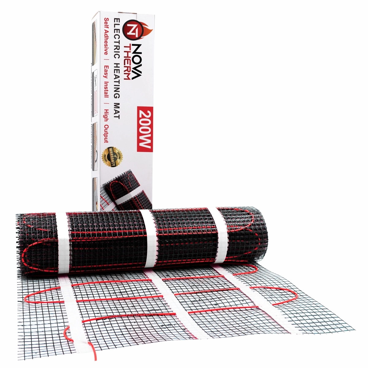 200w Underfloor Heating Mats | 1m2 - 10m2 | NovaTherm